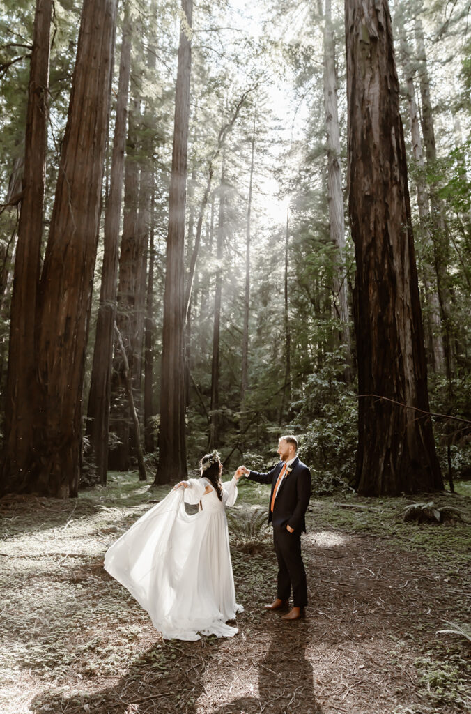 Forest Elopement at Armstrong Redwood State Natural Reserve | Kyle ...