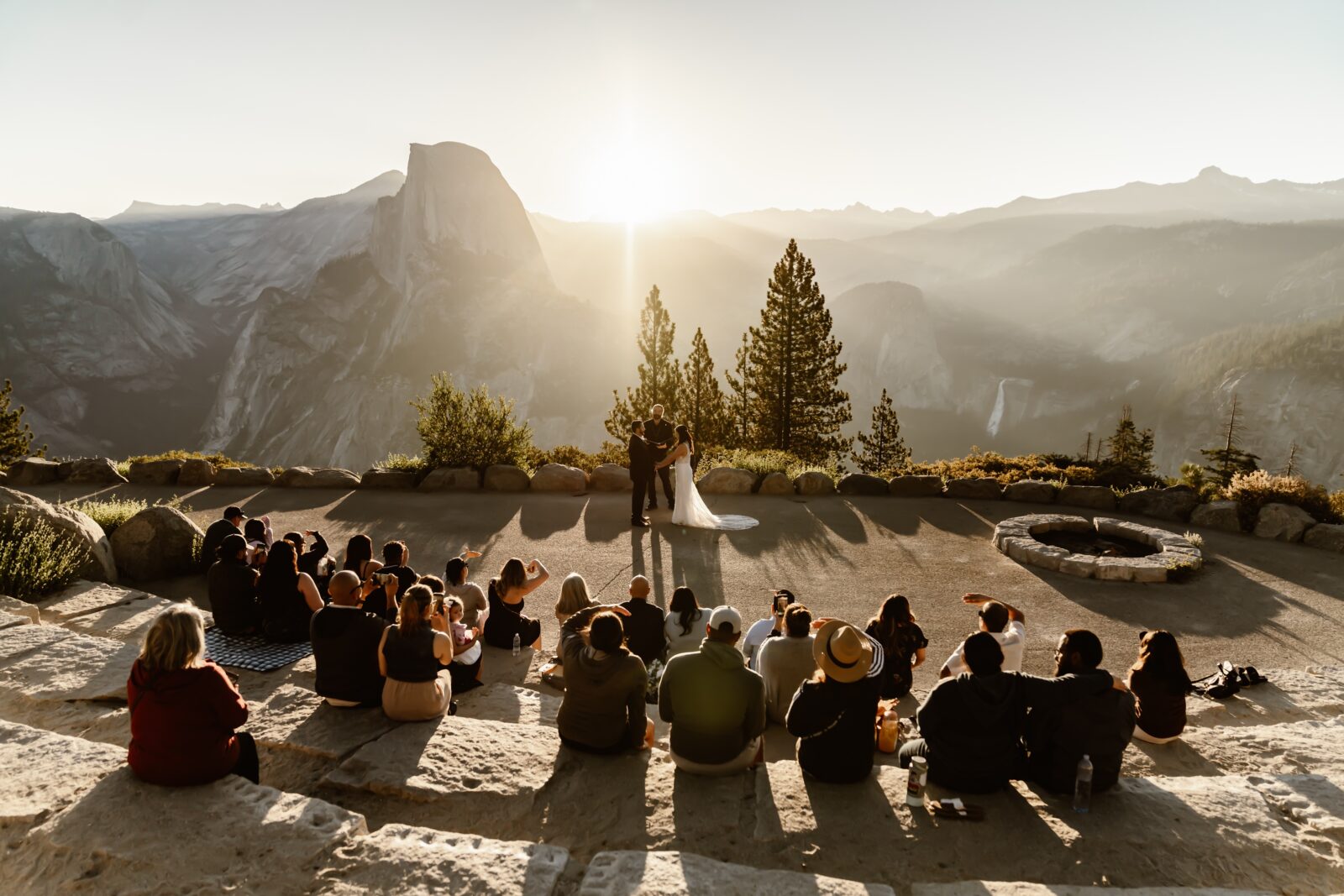 Glacier Point Amphitheater Wedding | Mia & Josh | Mindful Media Photography