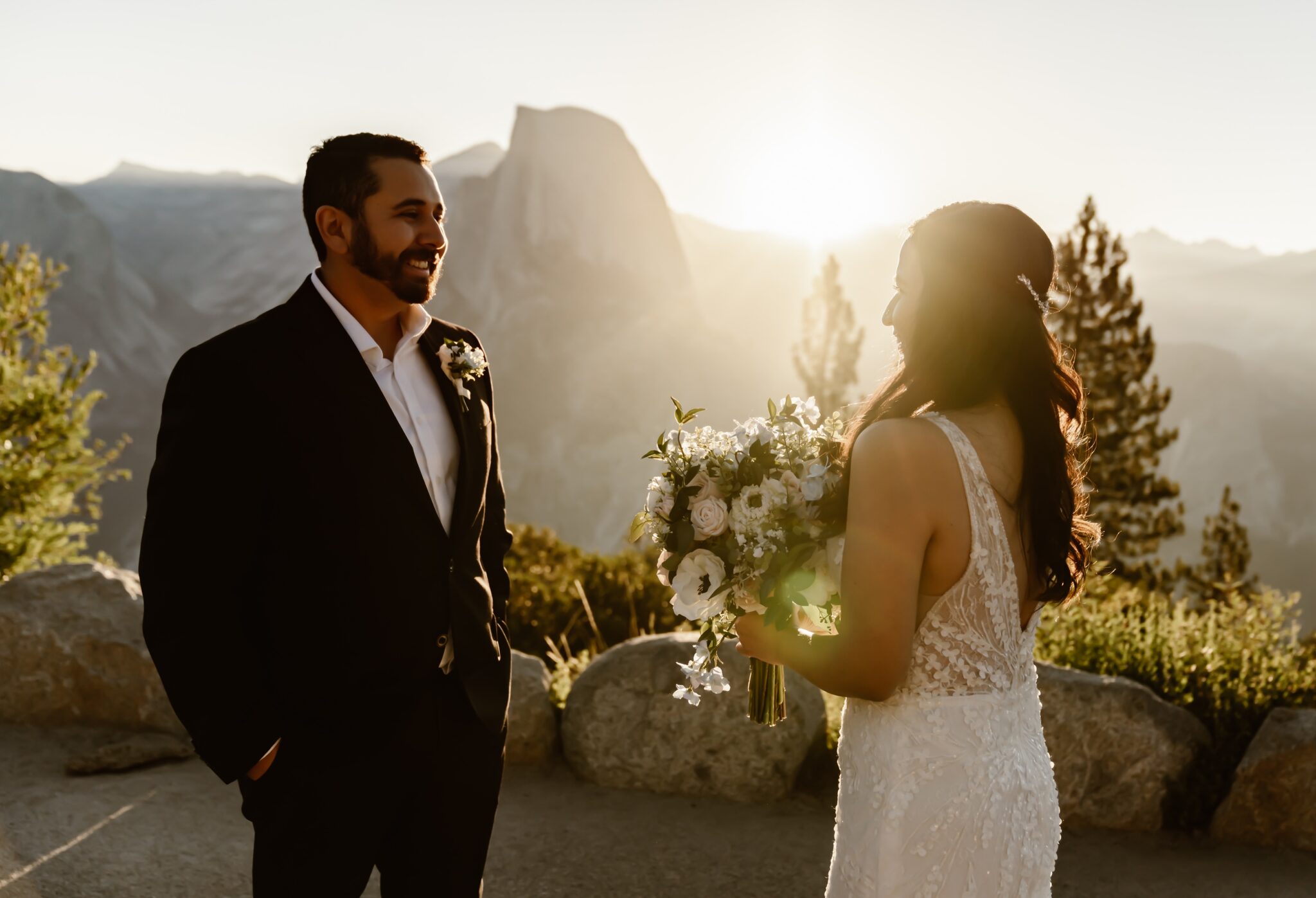 Glacier Point Amphitheater Wedding | Mia & Josh | Mindful Media Photography