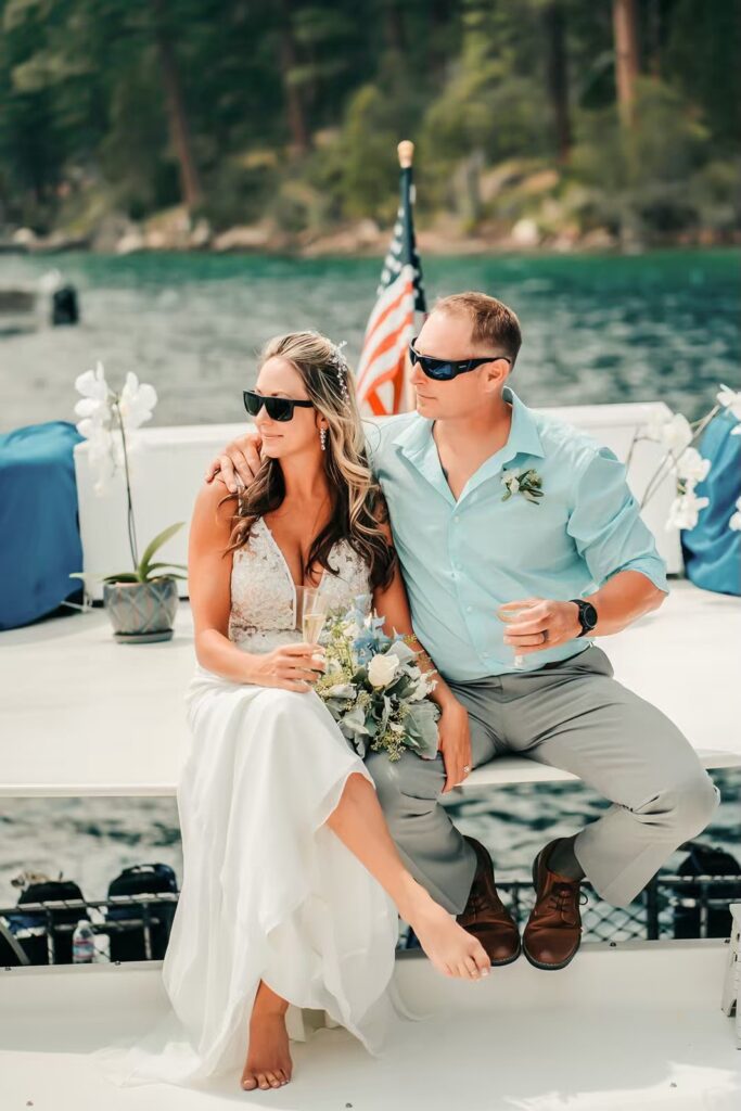 How To Plan a Lake Tahoe Boat Wedding | Mindful Media Photography
